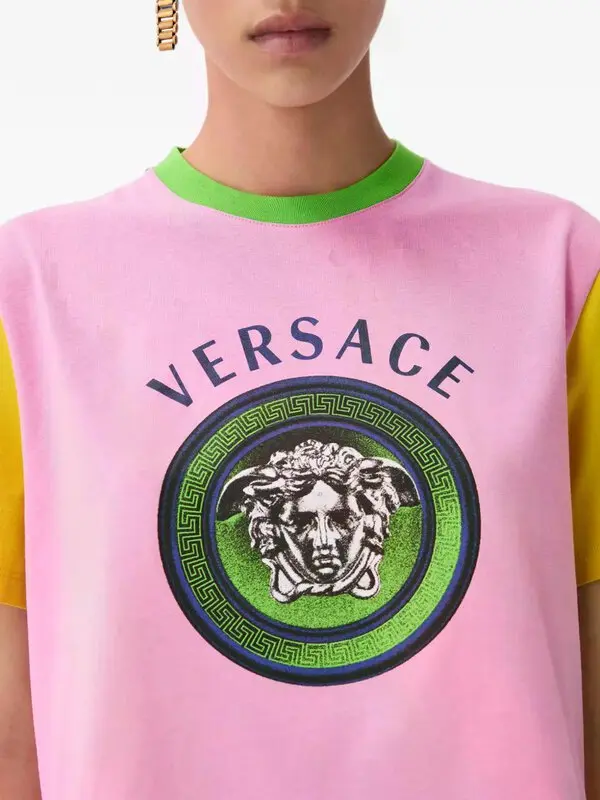 Versace Printed Cotton-jersey T-shirt