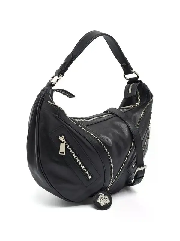 Versace Repeat Leather Tote Bag