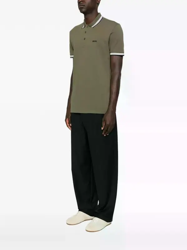 BOSS Paddy Logo-embroidered Polo Shirt