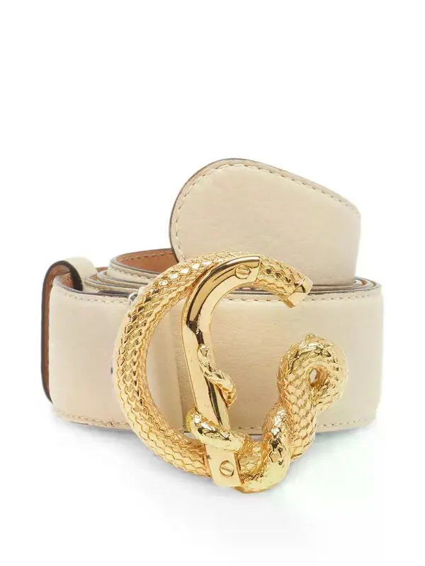 Roberto Cavalli Snake Buckle Belt