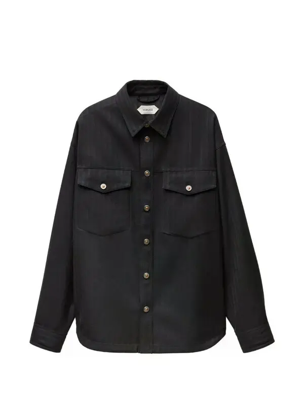 Versace Jacquard Wool Blouson