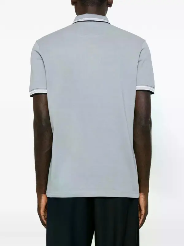 BOSS Paddy Logo-embroidered Tipped Polo Shirt