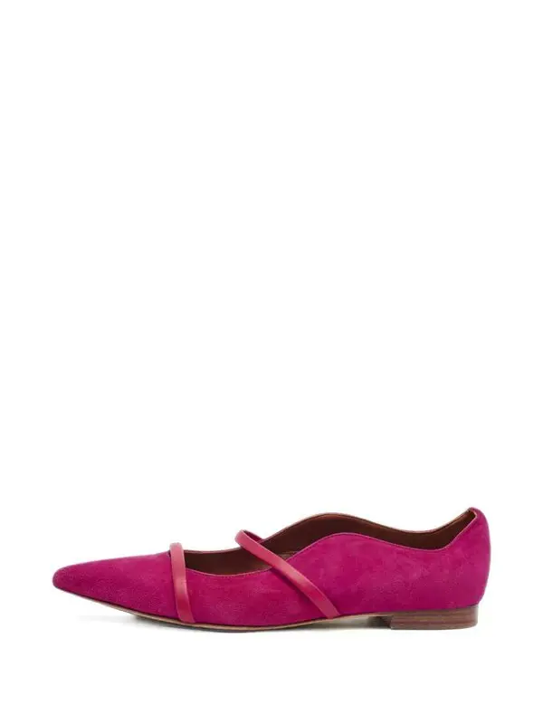 MALONE SOULIERS Maureen Pointed-toe Ballet Flats - Pink