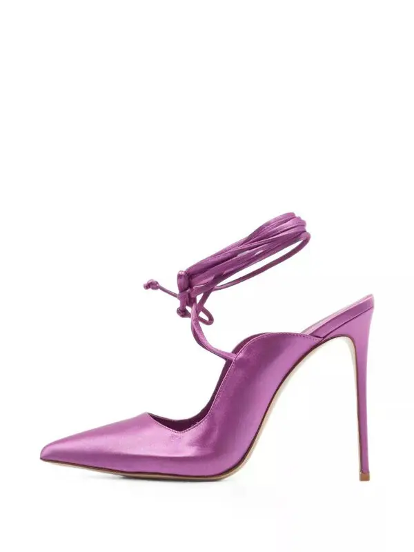 LE SILLA Ivy Ankle-wrap Stiletto Pumps - Purple
