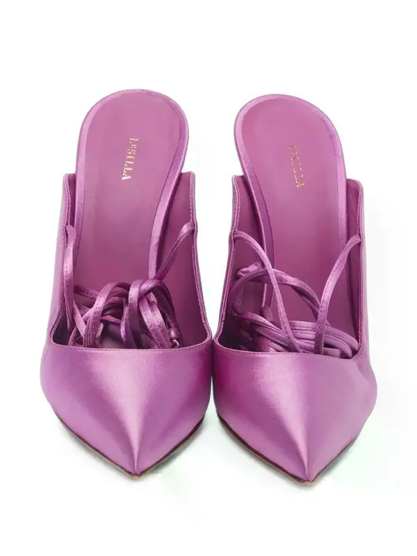LE SILLA Ivy Ankle-wrap Stiletto Pumps - Purple