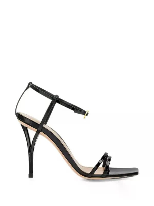 GIANVITO ROSSI Lumiere Square Toe Stiletto Sandals