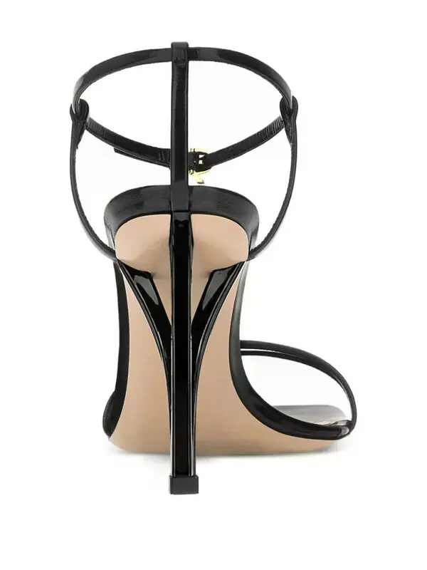 GIANVITO ROSSI Lumiere Square Toe Stiletto Sandals