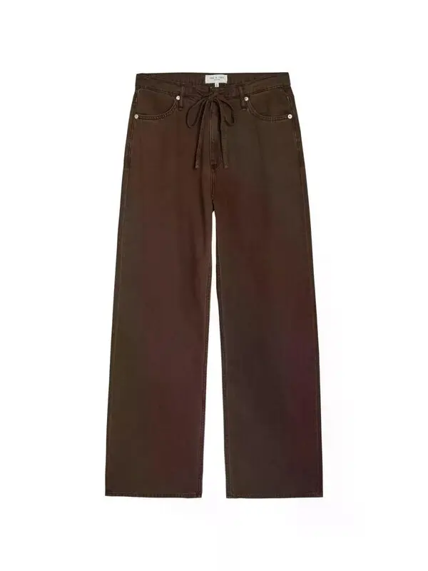 Rag & Bone Phoebe Drawstring Wide-leg Jeans