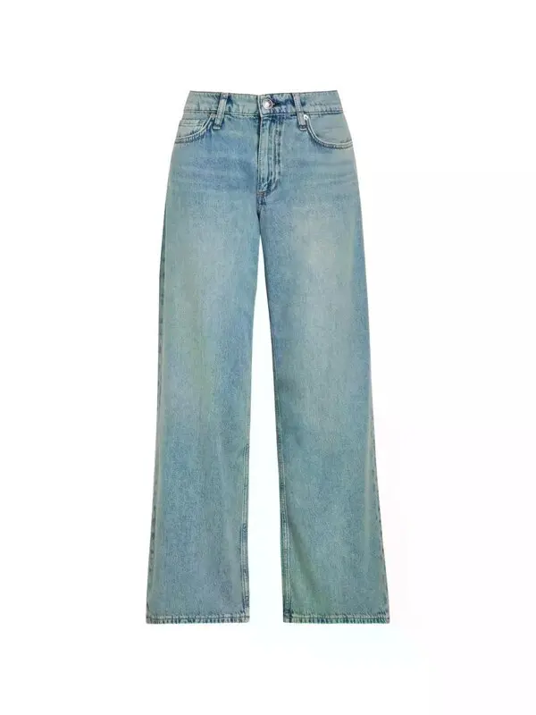 Rag & Bone Button-up Straight-leg Jeans
