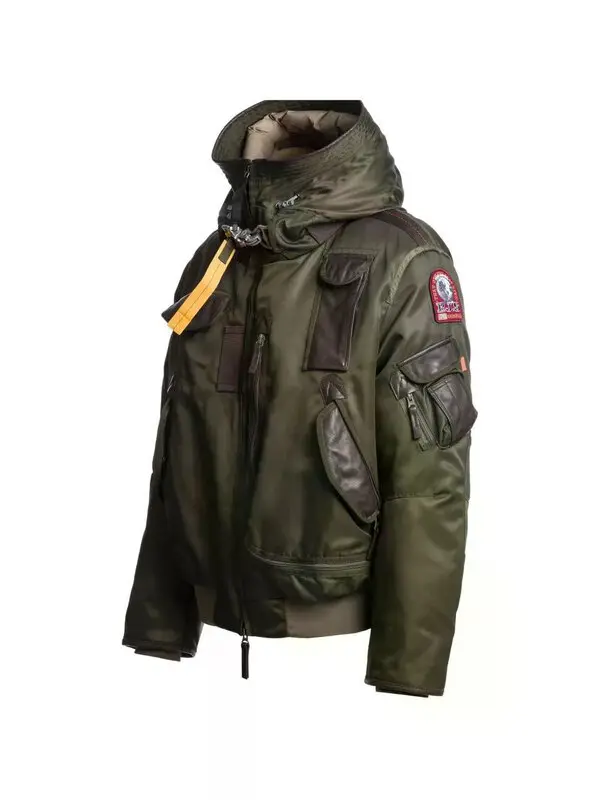 PARAJUMPERS Gobi 20th Shearling-collar Bomber Jacket - Green