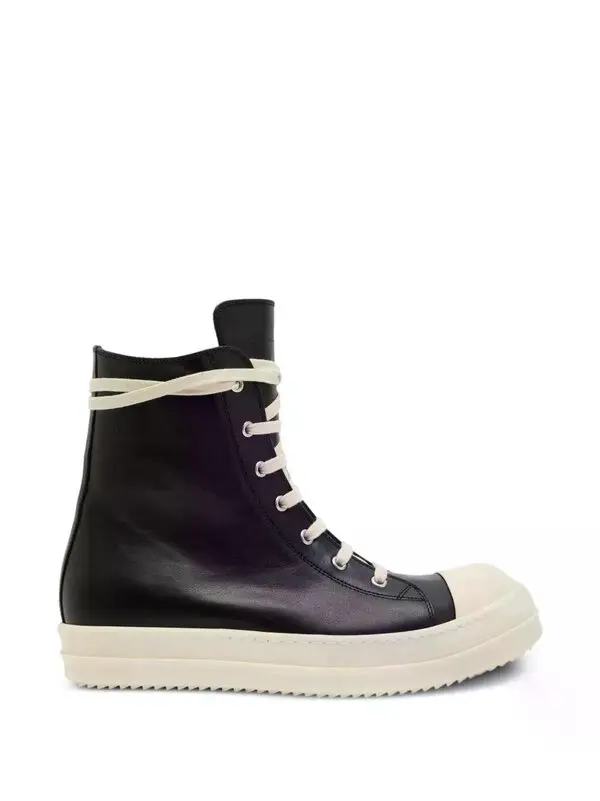 Rick Owens High-top Leather Sneakers