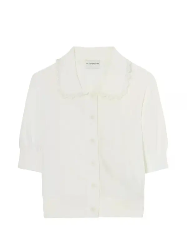 Claudie Pierlot Lace Knit Cardigan