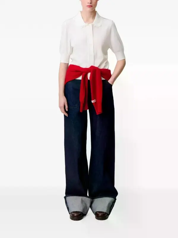 Claudie Pierlot Lace Knit Cardigan