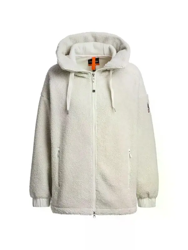 PARAJUMPERS Noelle Curly-fleece Hoodie - Neutrals