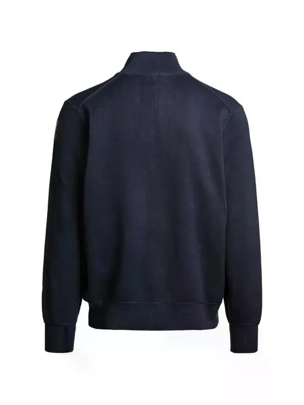 PARAJUMPERS Basic Scoe Half-zip Sweater - Blue