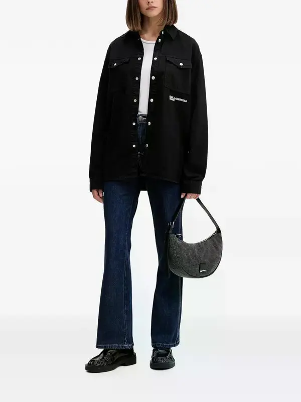 Dickies Logo Patch Flared Jeans