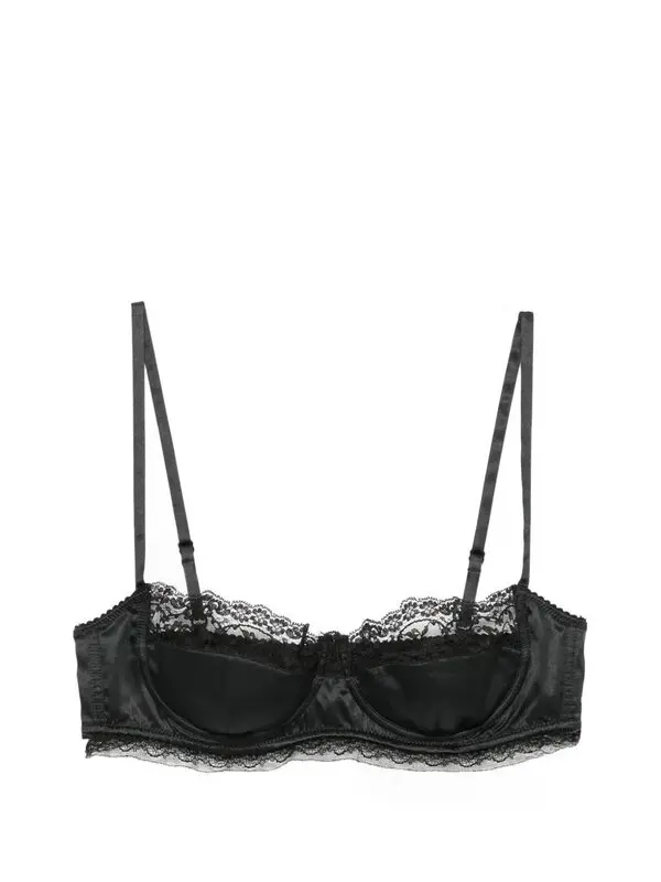 Dolce & Gabbana Lace-trim Satin Bra