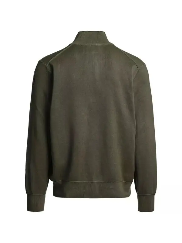 PARAJUMPERS Basic Scoe Half-zip Sweater - Green