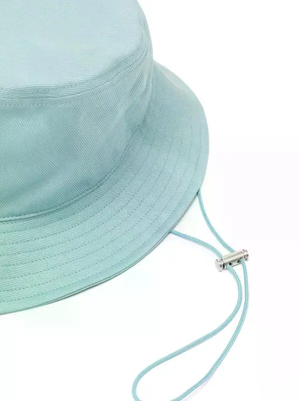 Maison Kitsuné Logo-print Cotton Bucket Hat