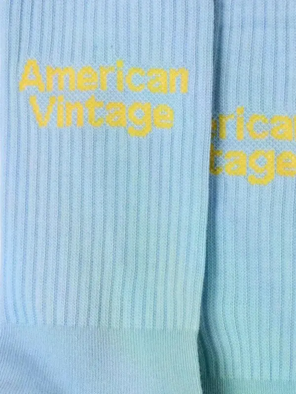 American Vintage Clypsun Logo-intarsia Socks