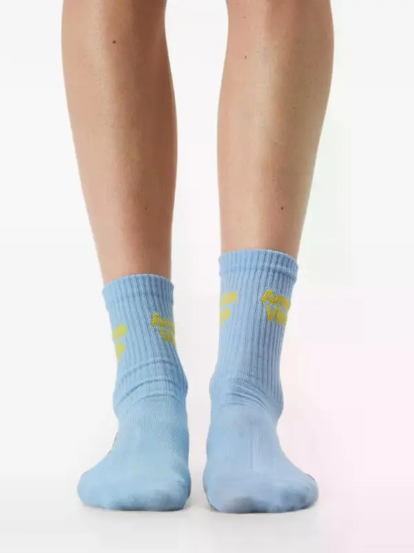 American Vintage Clypsun Logo-intarsia Socks