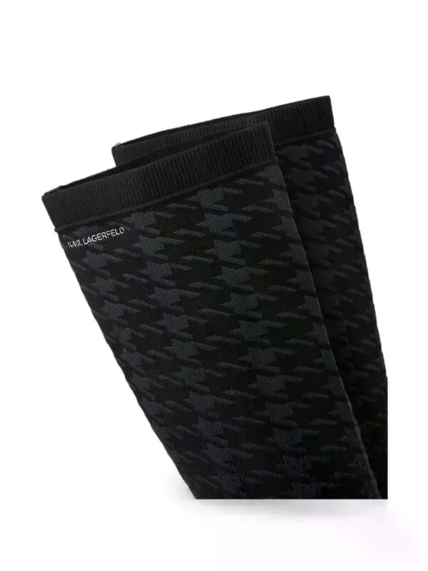 Karl Lagerfeld Pandara Gradient High-leg Knit Boots