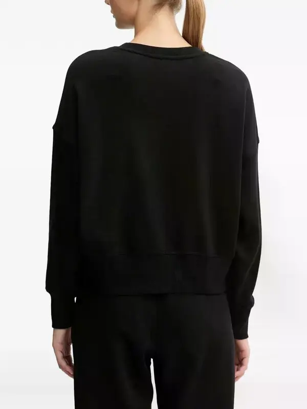 Dkny Logo-embellished Drop-shoulder Sweatshirt