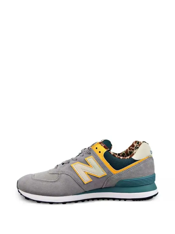 NEW BALANCE 574 Panelled Sneakers - Grey
