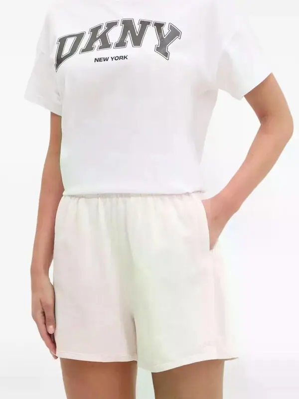 Dkny Elasticated-waistband Mini Shorts