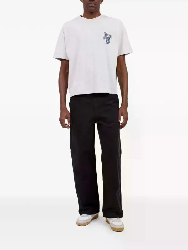 A.p.c. Logo-embroidered Short-sleeve T-shirt