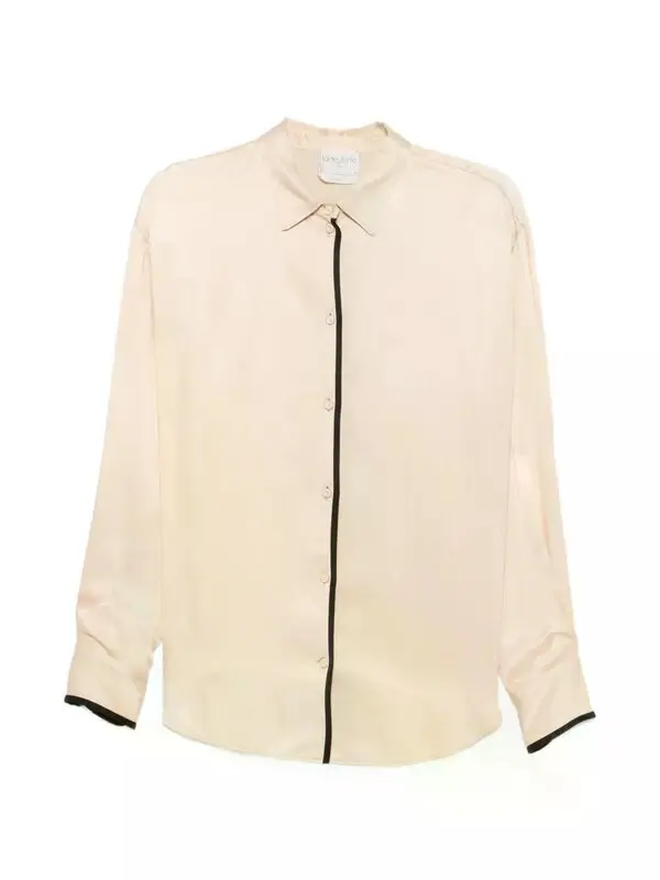 FORTE_FORTE Contrast Trim Shirt