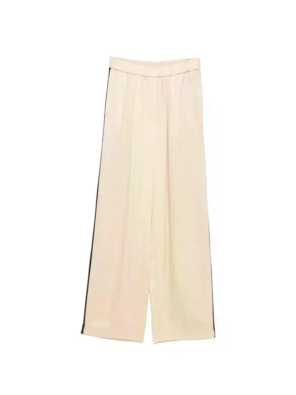 FORTE_FORTE Side Stripe Wide-leg Trousers
