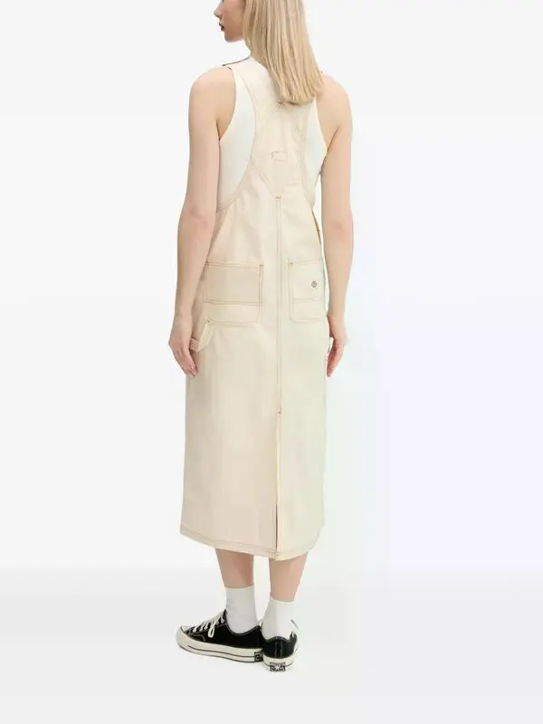Dickies Patch-pocket Denim Pinafore Dress