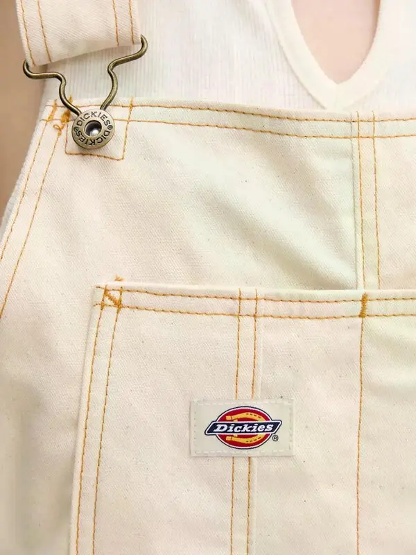 Dickies Patch-pocket Denim Pinafore Dress