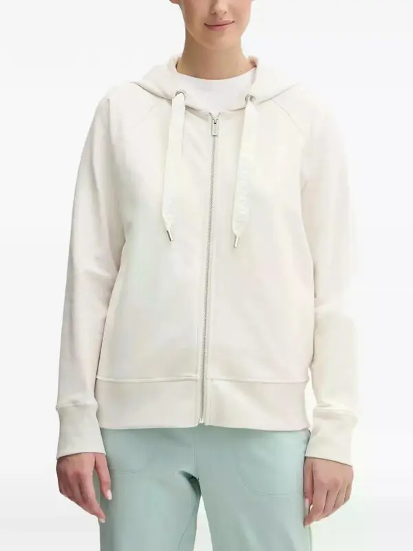 Dkny Zip-fastening Hoodie - White