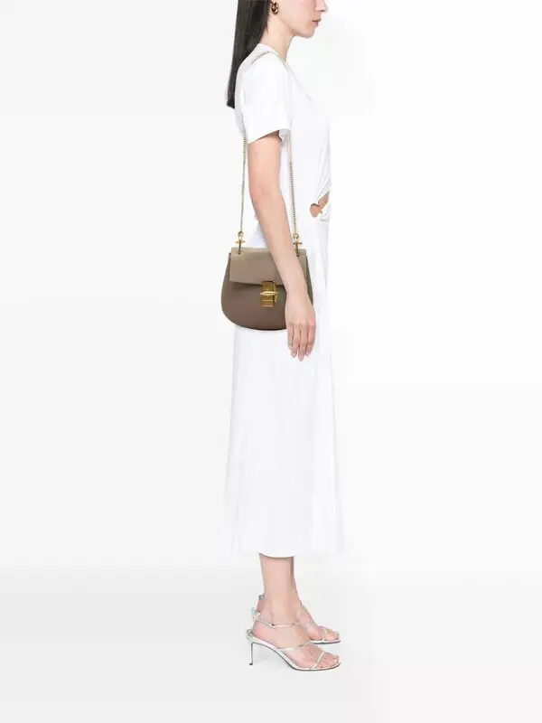 Chloé 2016 Small Grained Calfskin Drew Crossbody Bag