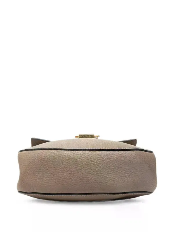 Chloé 2016 Small Grained Calfskin Drew Crossbody Bag - Brown