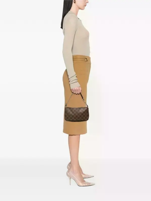 LOUIS VUITTON Damier Ebene Pochette Accessoires Shoulder Bag - Brown