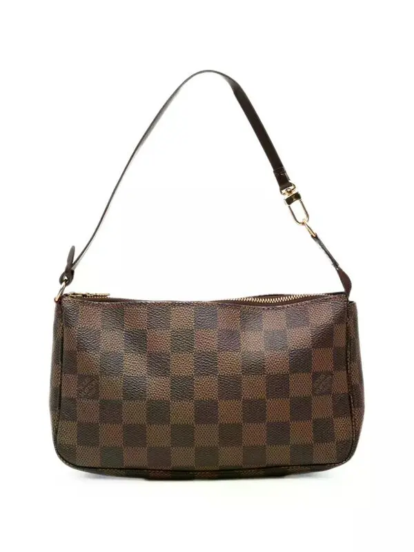 LOUIS VUITTON Damier Ebene Pochette Accessoires Shoulder Bag - Brown