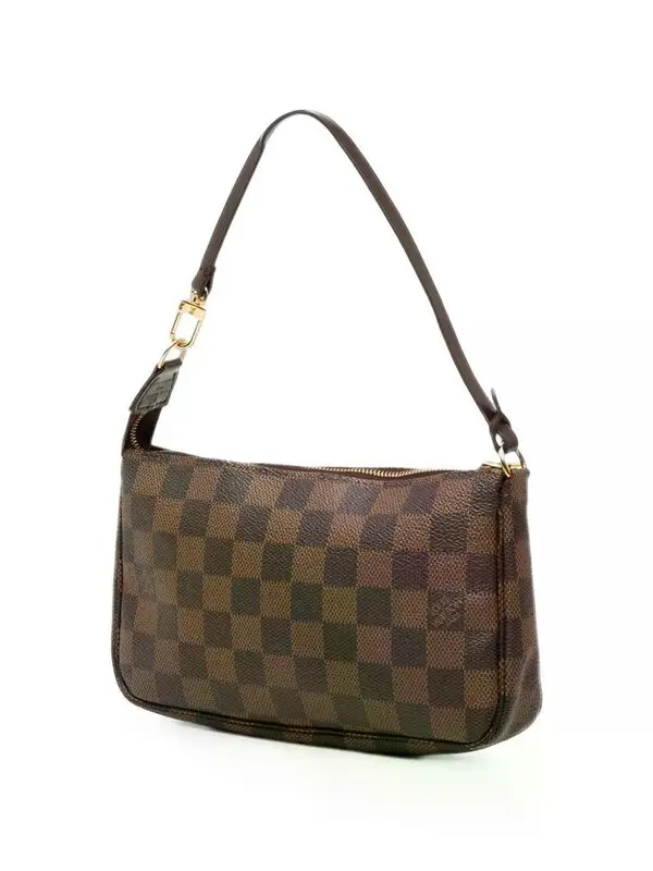 LOUIS VUITTON Damier Ebene Pochette Accessoires Shoulder Bag - Brown