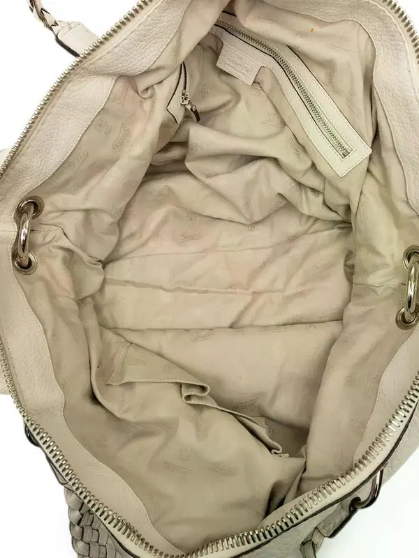 Gucci Leather Bamboo Bar Tote Bag