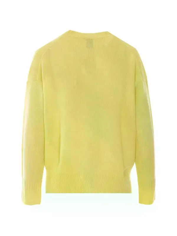 ALLUDE Crew Neck Long Sleeve Sweater
