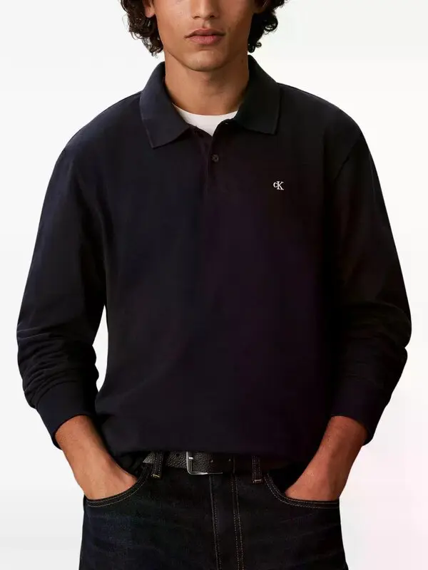 Calvin Klein Long-sleeve Polo Shirt