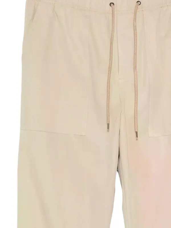 JAMES PERSE Fine-cotton Twill Elasticated Waistband Trousers