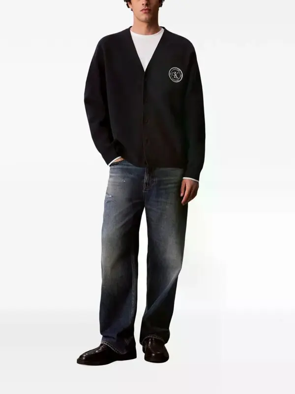 Calvin Klein Patch V-neck Cardigan