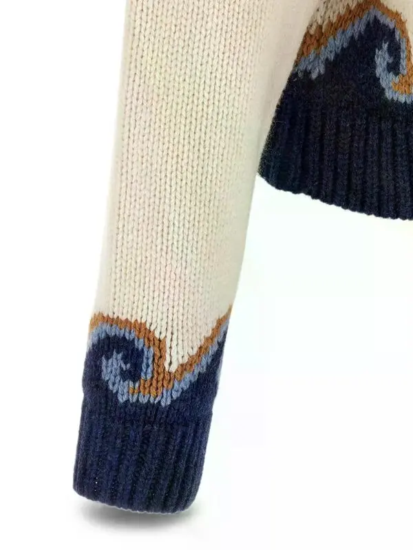 Alanui Sweet Winter Jacquard-knit Sweater