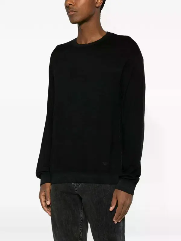 Emporio Armani Crew-neck Long-sleeve Sweater