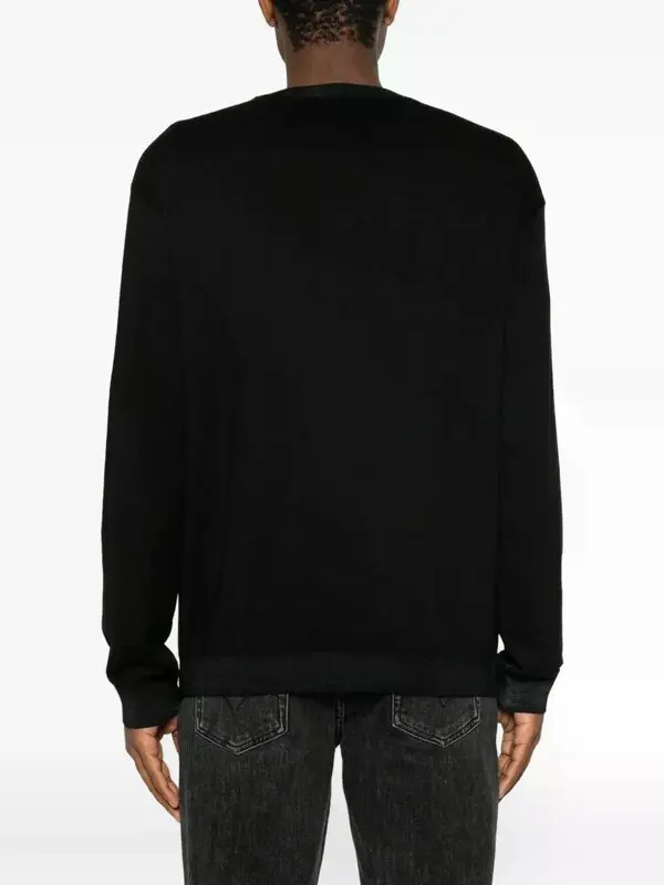 Emporio Armani Crew-neck Long-sleeve Sweater