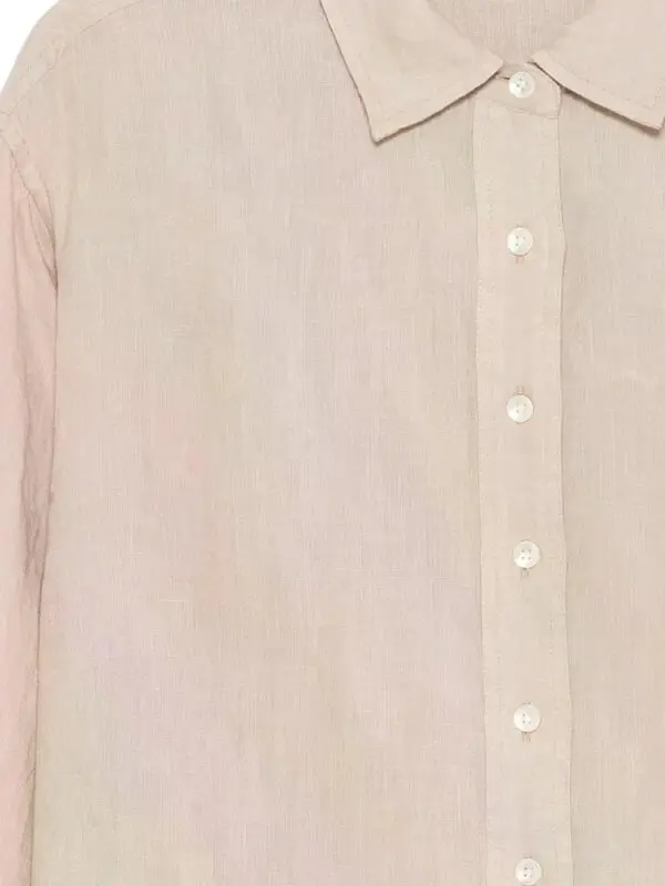 JAMES PERSE Linen Shirt - Brown
