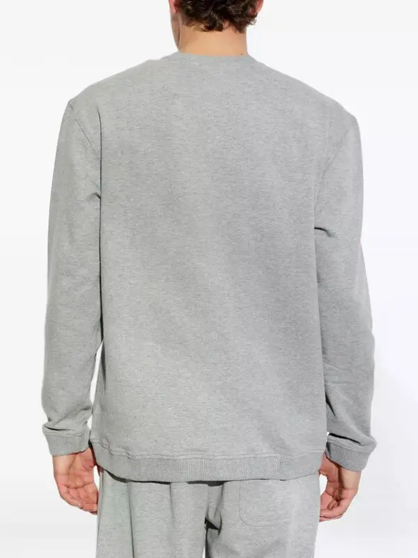 DIESEL® Willy-d-core Logo-patch Sweatshirt - Grey